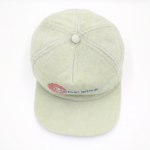 Vintage | Accessories | Vtg Castaic Brick Corduroy Trucker Hat Made In ...